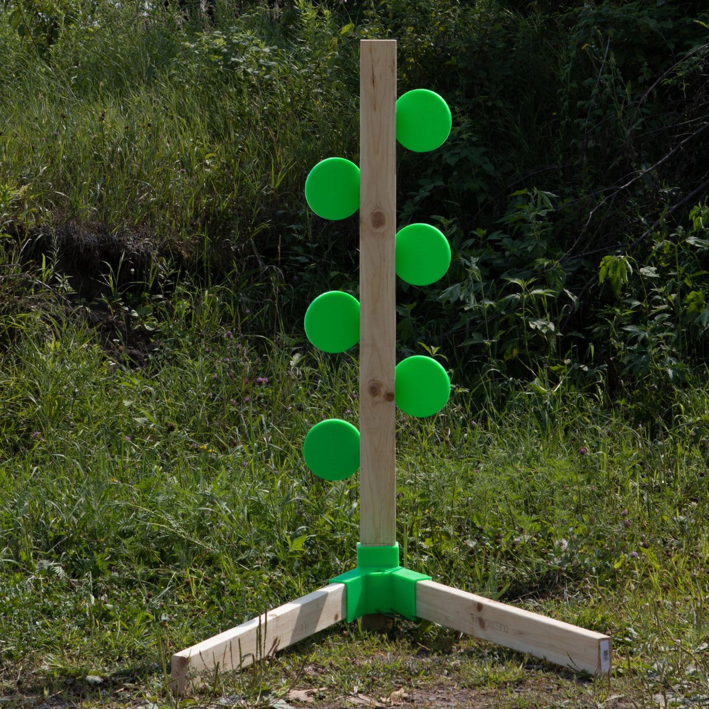 NEW Throom® Dueling Tree Kit (6 - 6" round plates, 6 brackets, 1 alpha ...